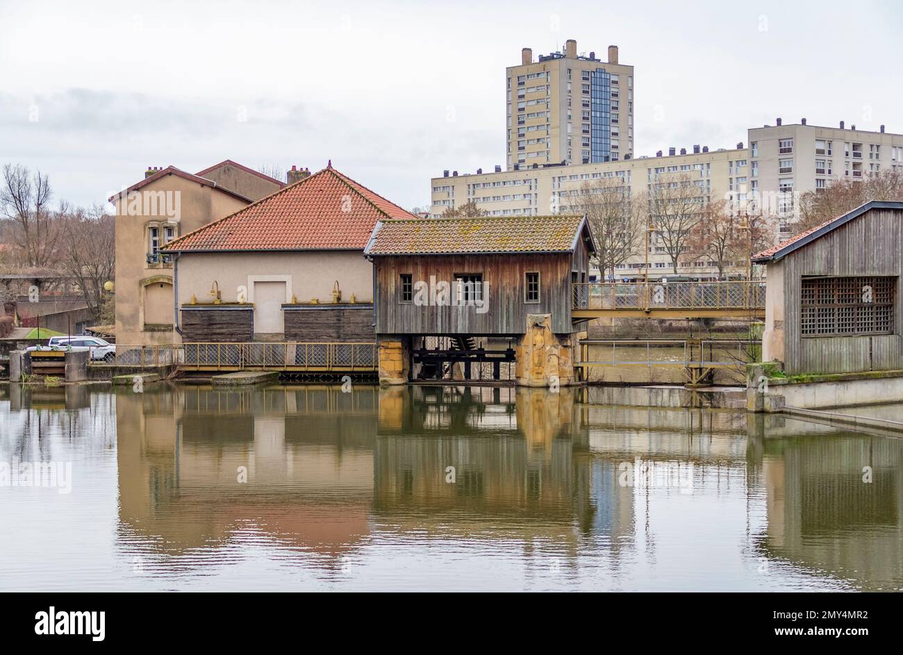 Impression of Metz, a city in the Lorraine region located in northeast ...