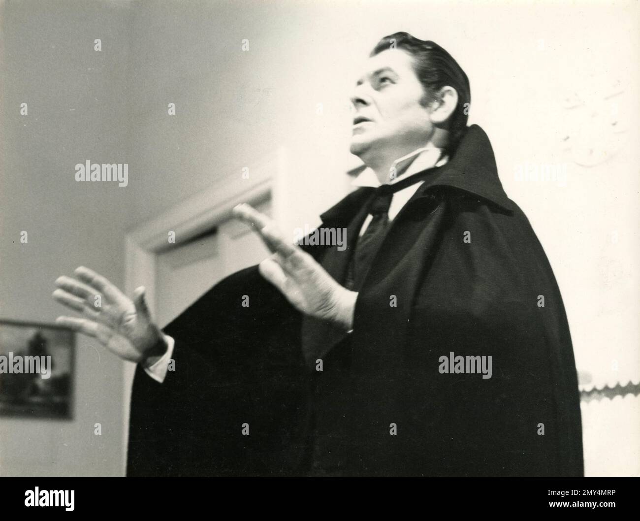 Vampire in a scene from the Italian movie Il Buio Stock Photo - Alamy