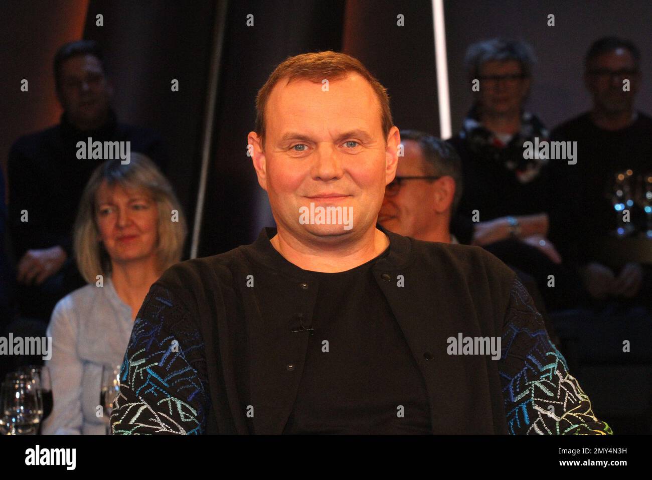 Actor Devid Striesow during the NDR Talk Show at NDR Studios on ...