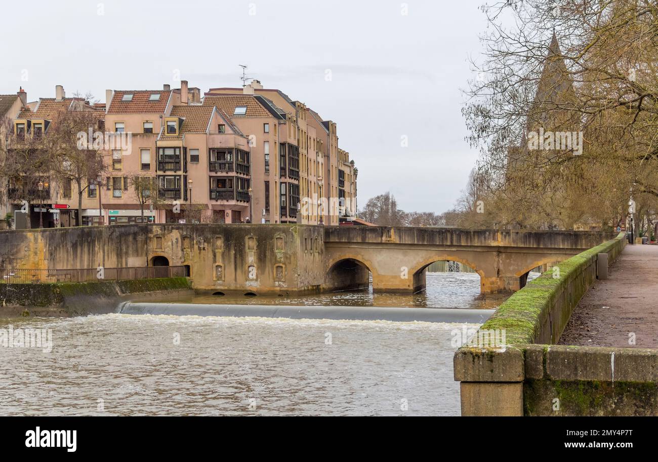 Impression of Metz, a city in the Lorraine region located in northeast ...
