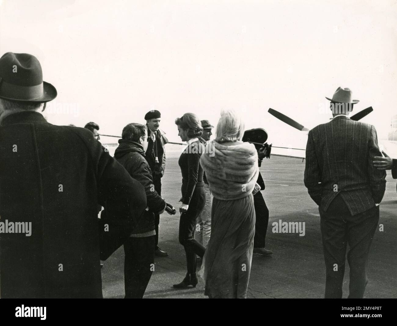 Italian film director G.L. Polidoro welcomes the guests at his Texan ...