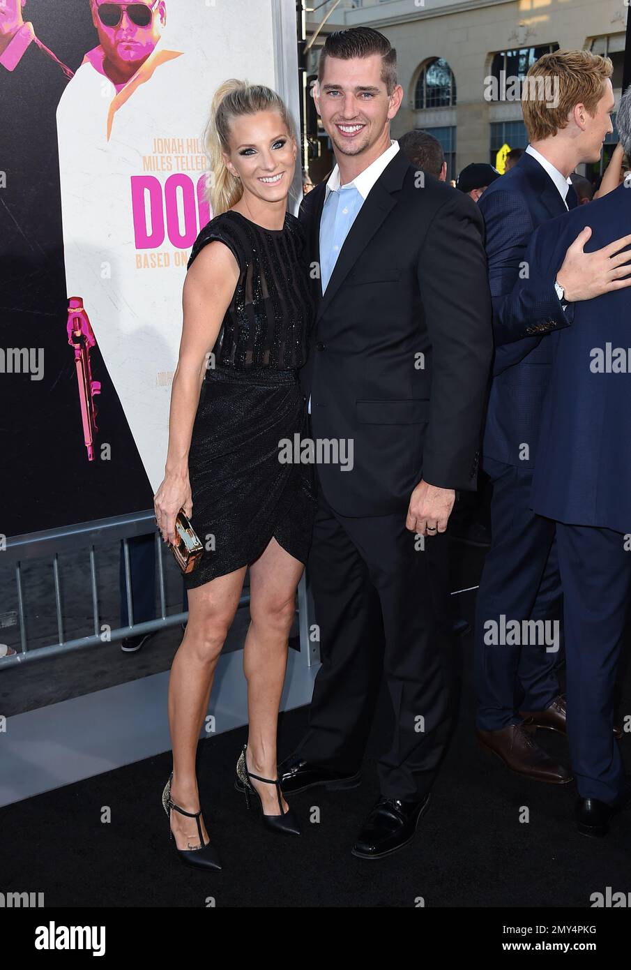 Heather Morris, left, and Taylor Hubbell arrive at the Los Angeles ...