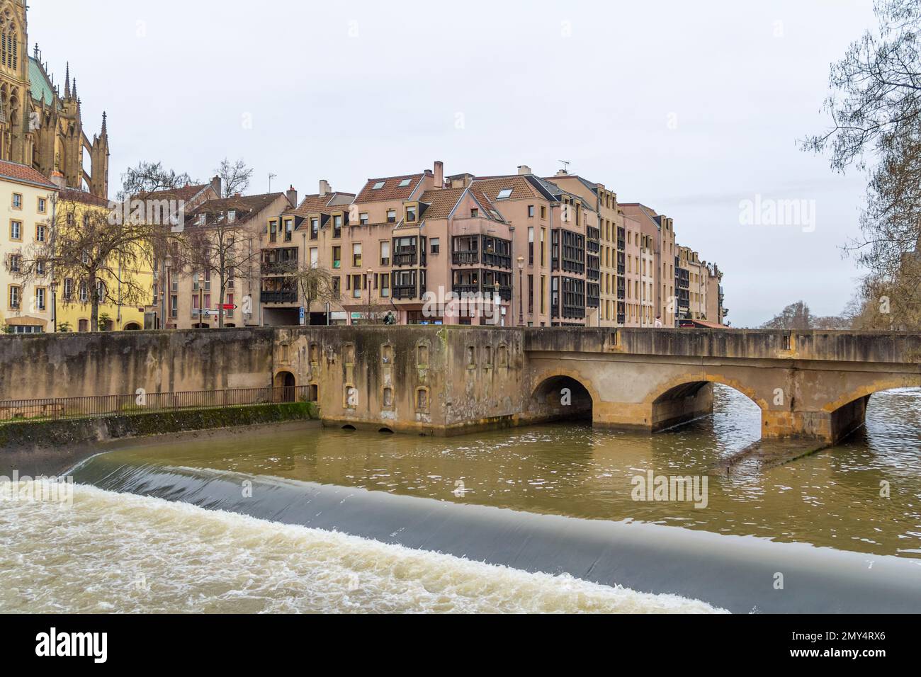 Impression of Metz, a city in the Lorraine region located in northeast ...