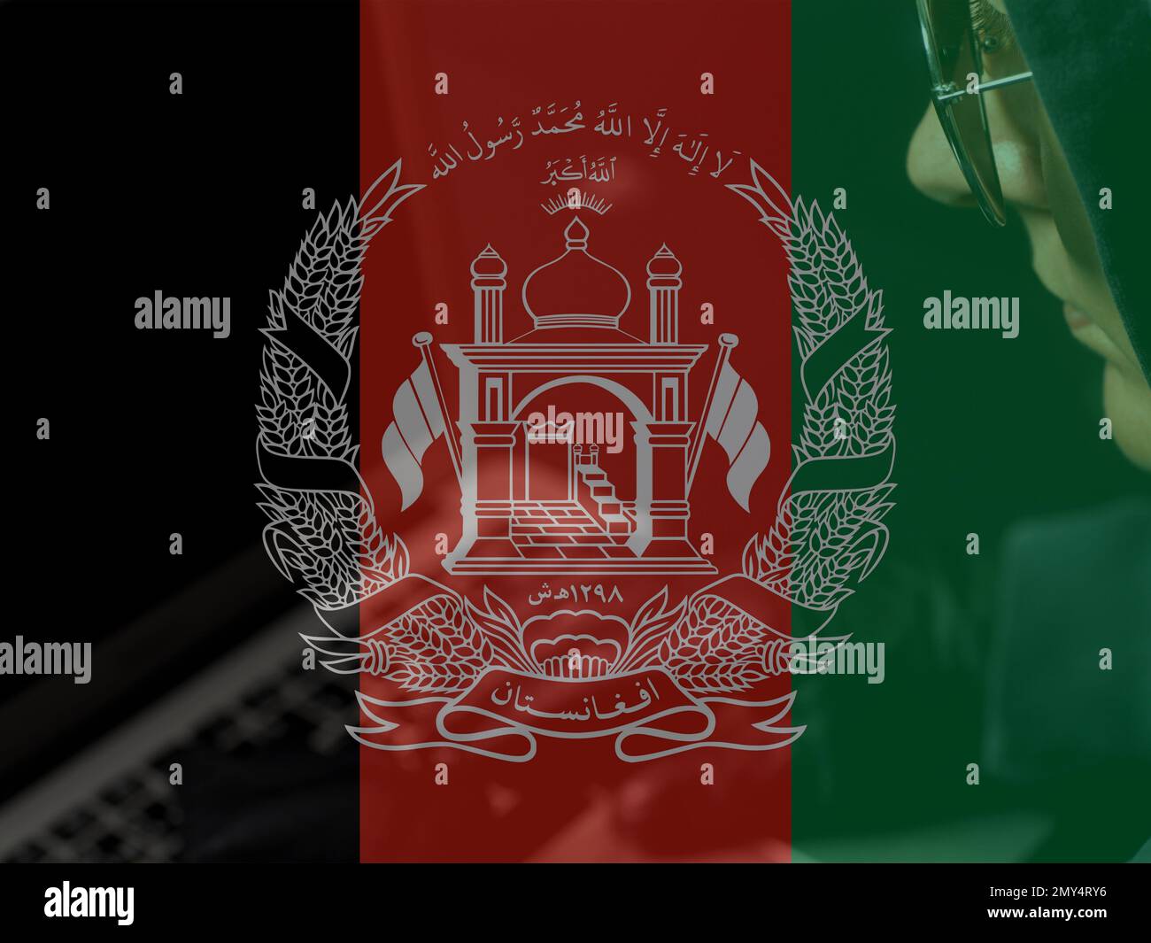 Russian hacker at laptop hi-res stock photography and images - Alamy