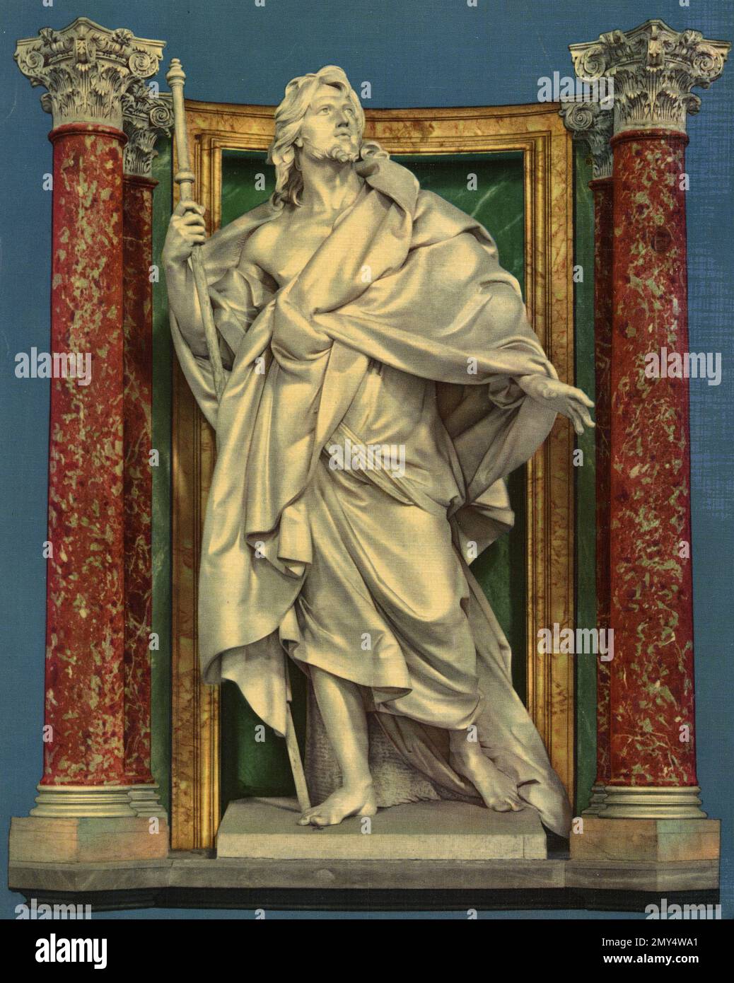 Statue of St. James Apostle at St. John Laterano Basilica, Rome, Italy ...