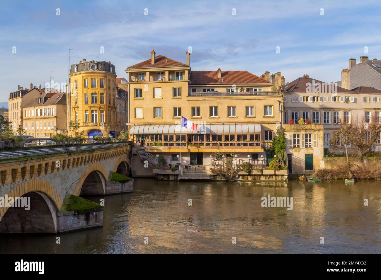 Impression of Metz, a city in the Lorraine region located in northeast ...