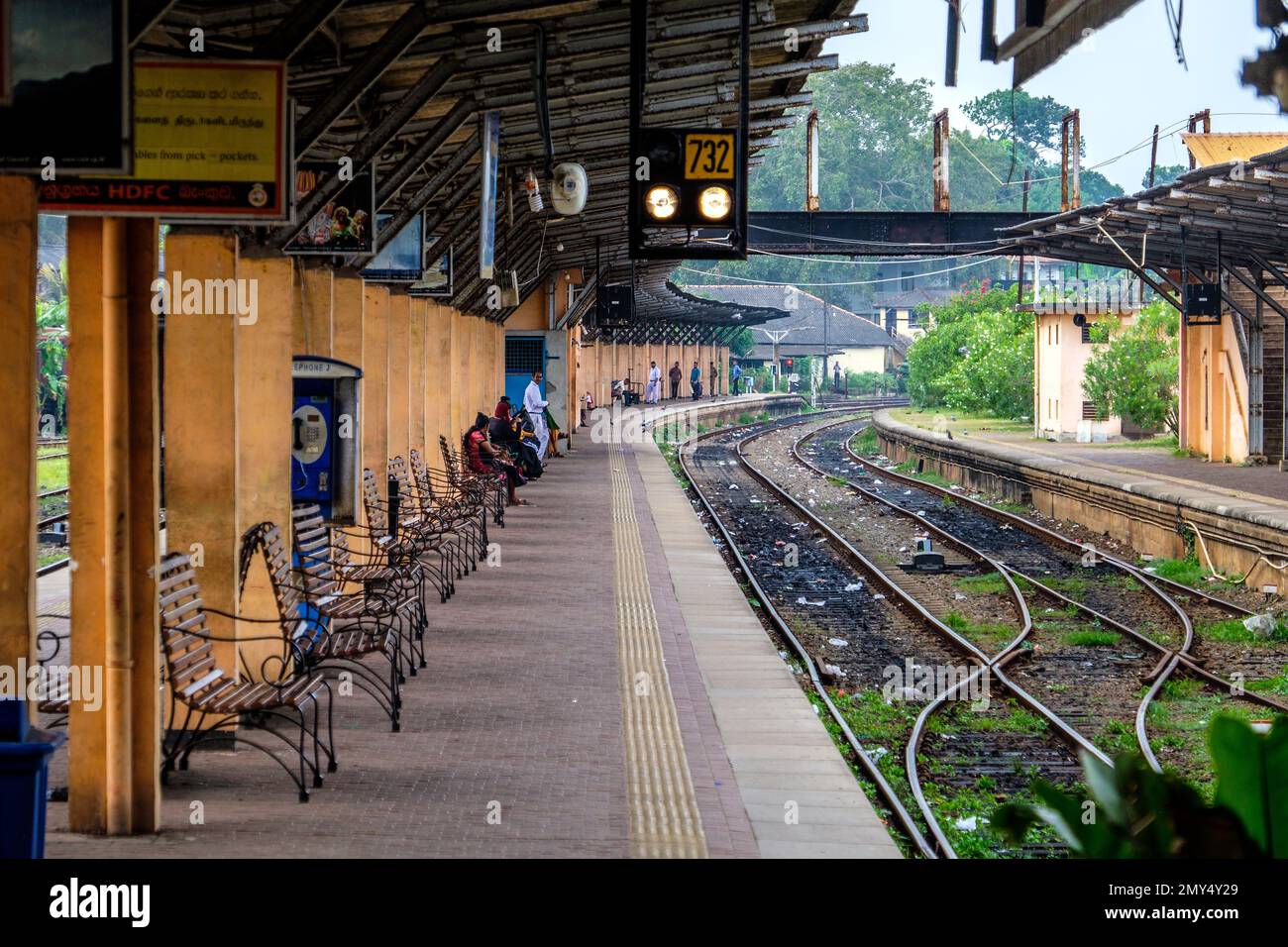 The railway station, Galle, Sri Lanka Stock Photo - Alamy