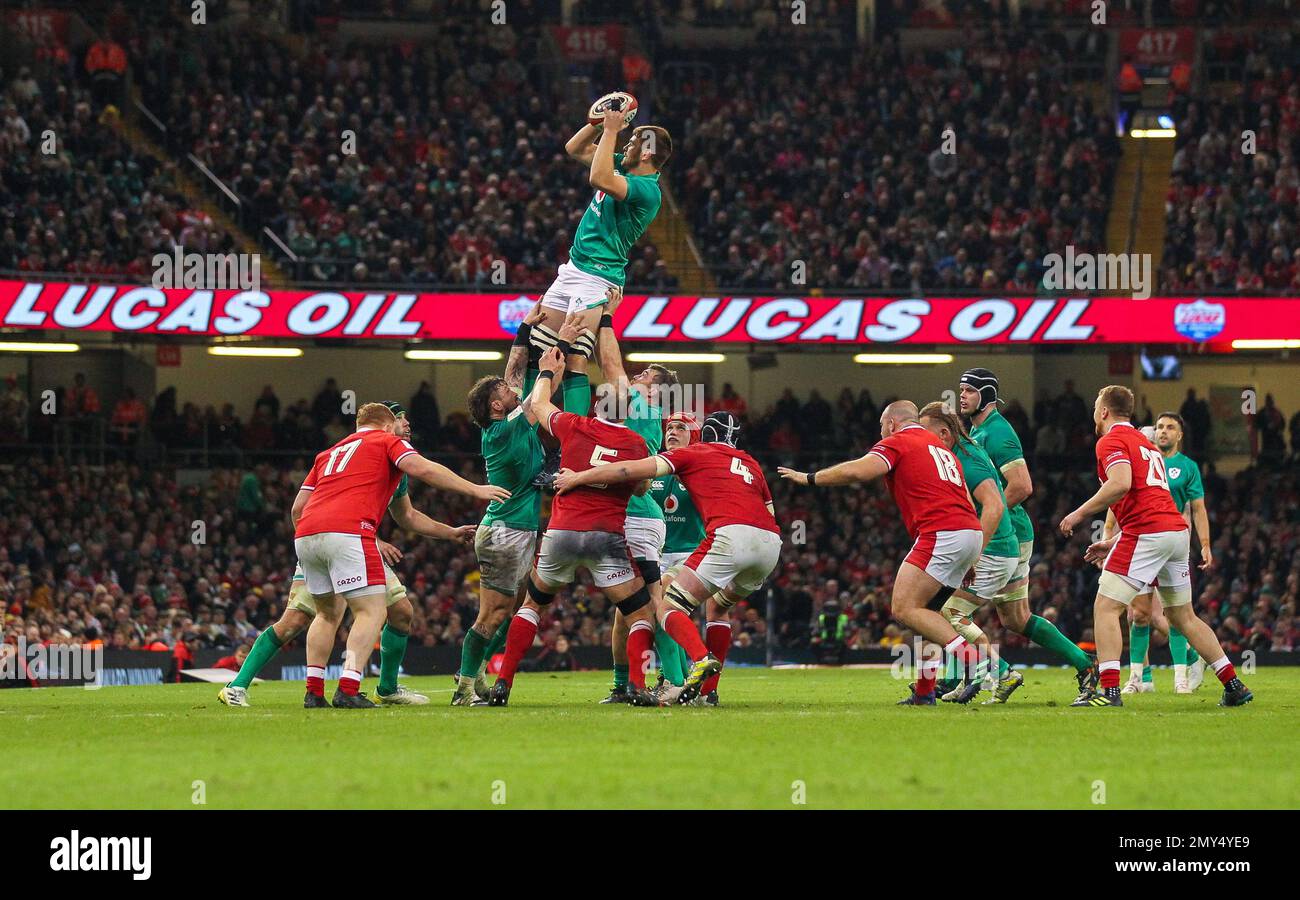 4th February 2023; Principality Stadium, Cardiff, Wales: Six Nations ...