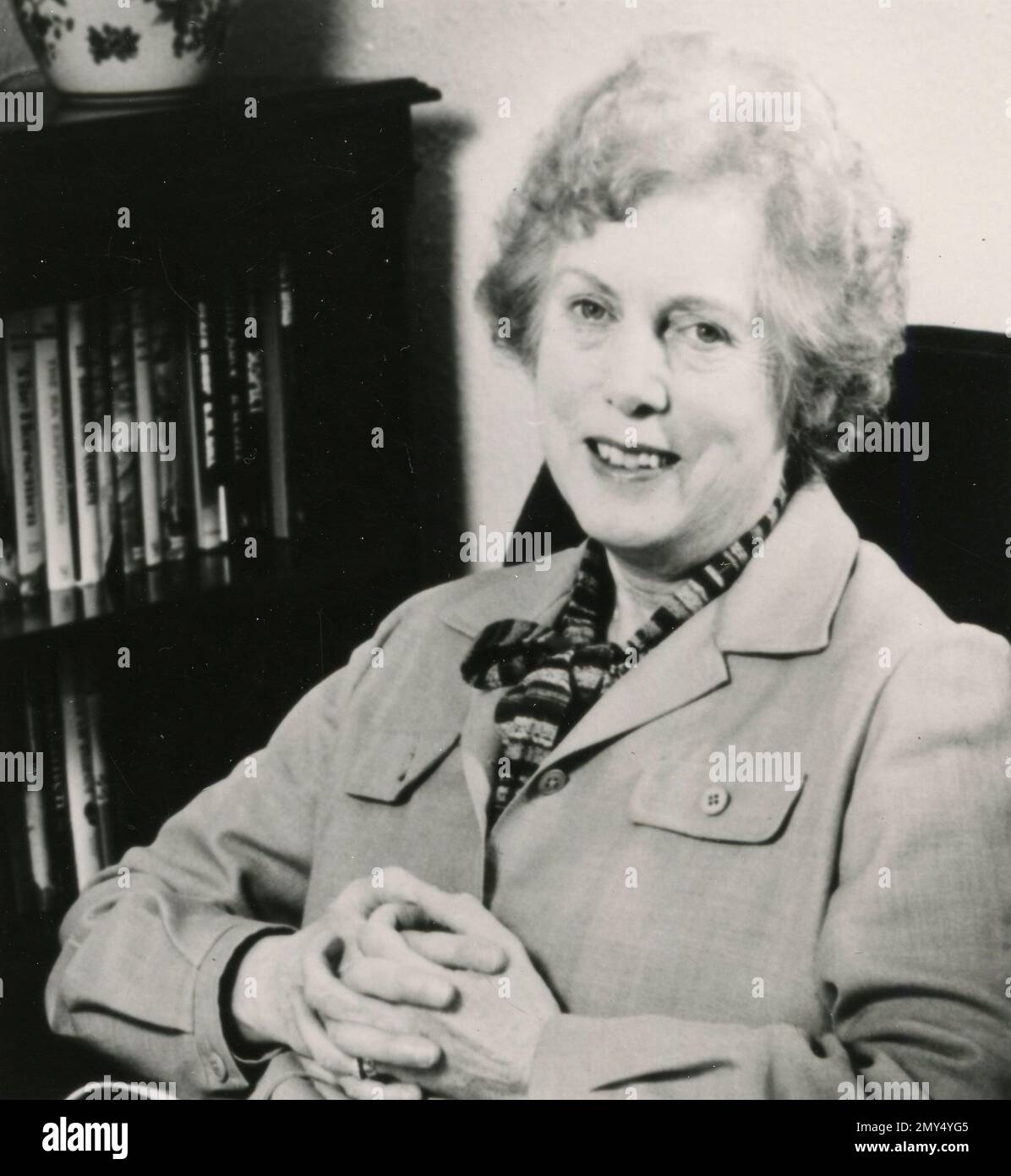 British crime writer Barbara Margaret Trimble, UK 1970s Stock Photo - Alamy