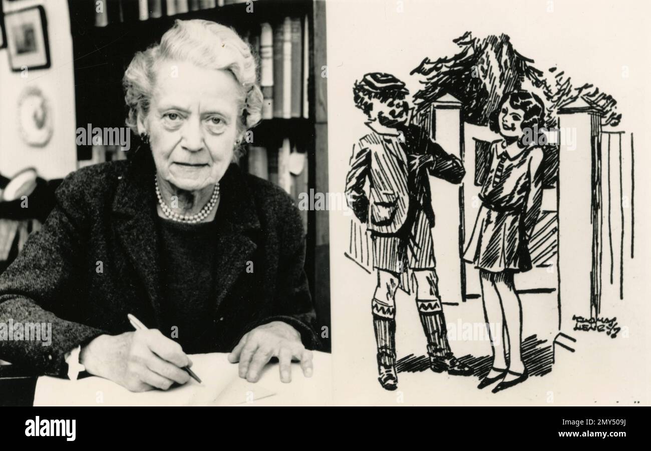 English writer, best known for her Just William, Richmal Crompton, UK ...