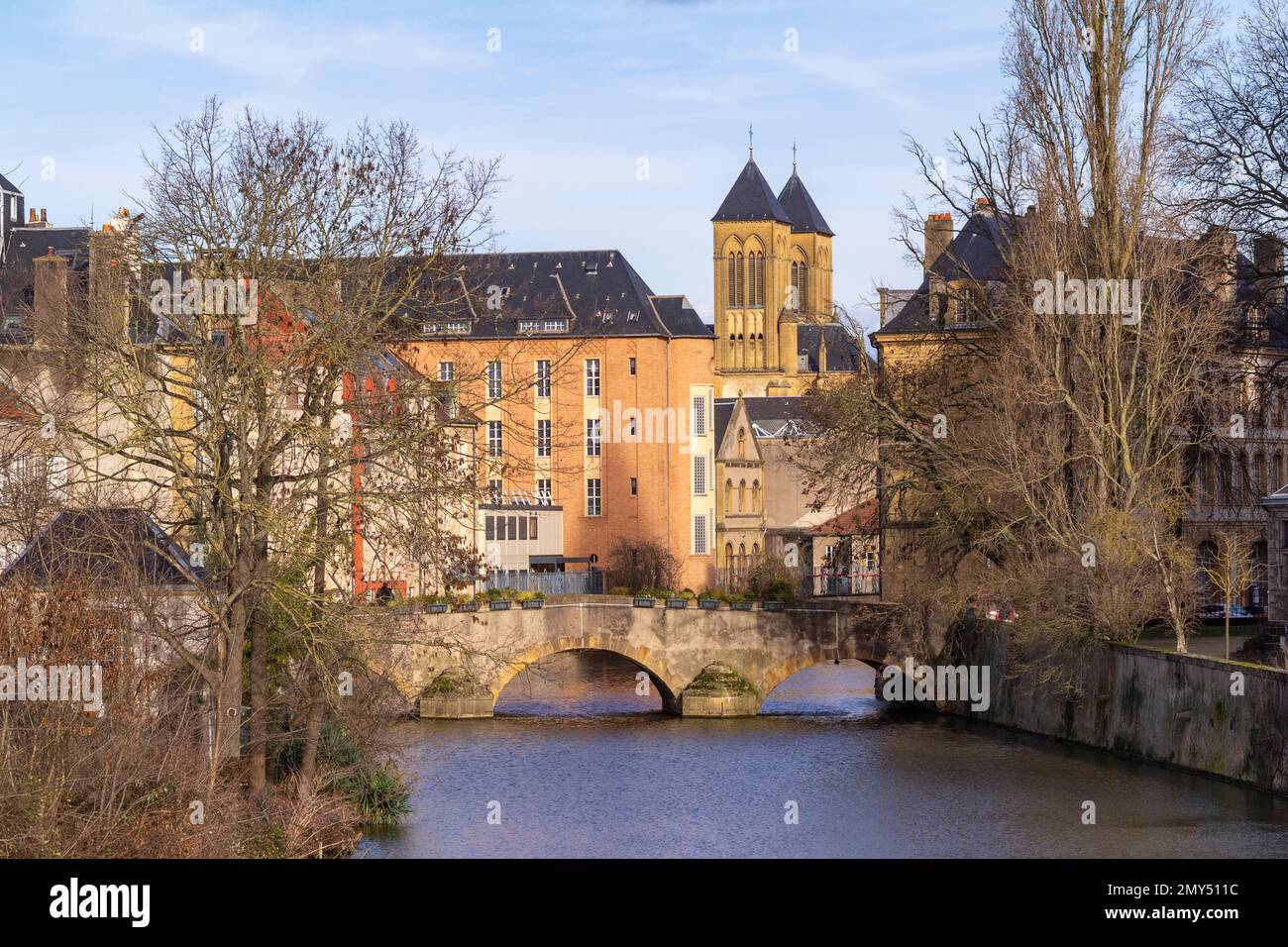 Impression of Metz, a city in the Lorraine region located in northeast ...