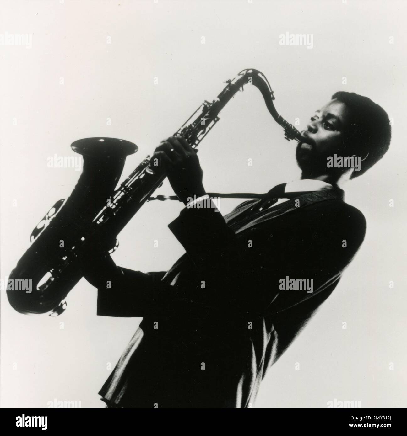 British jazz musician tenor saxophone Courtney Pine, UK 1980s Stock ...
