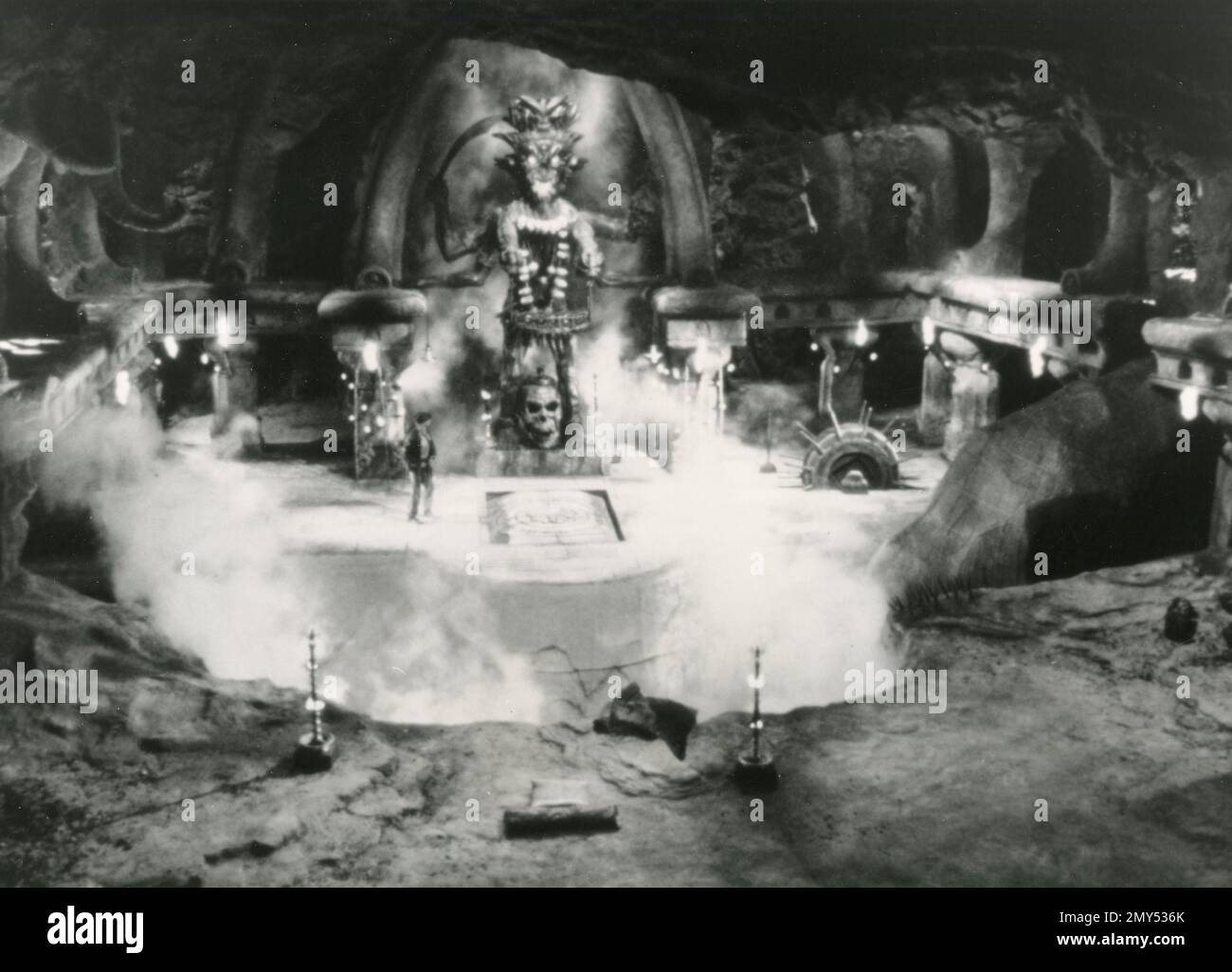 The stage at Elstree housing the set for Indiana Jones and the Temple ...