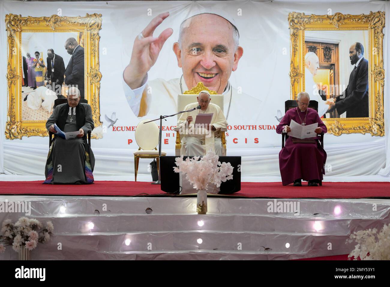 Juba, South Sudan. 04th Feb, 2023. South Sudan, Juba, 2023/2/4.Pope ...