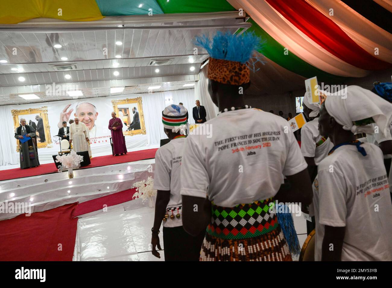 Juba, South Sudan. 04th Feb, 2023. South Sudan, Juba, 2023/2/4.Pope ...
