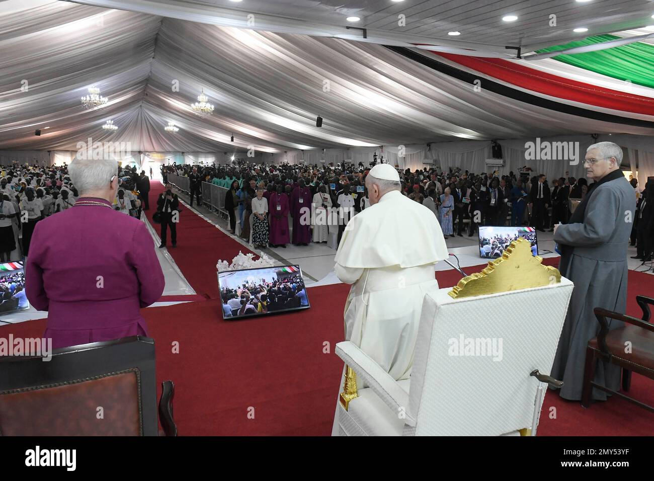 Juba, South Sudan. 04th Feb, 2023. South Sudan, Juba, 2023/2/4.Pope ...