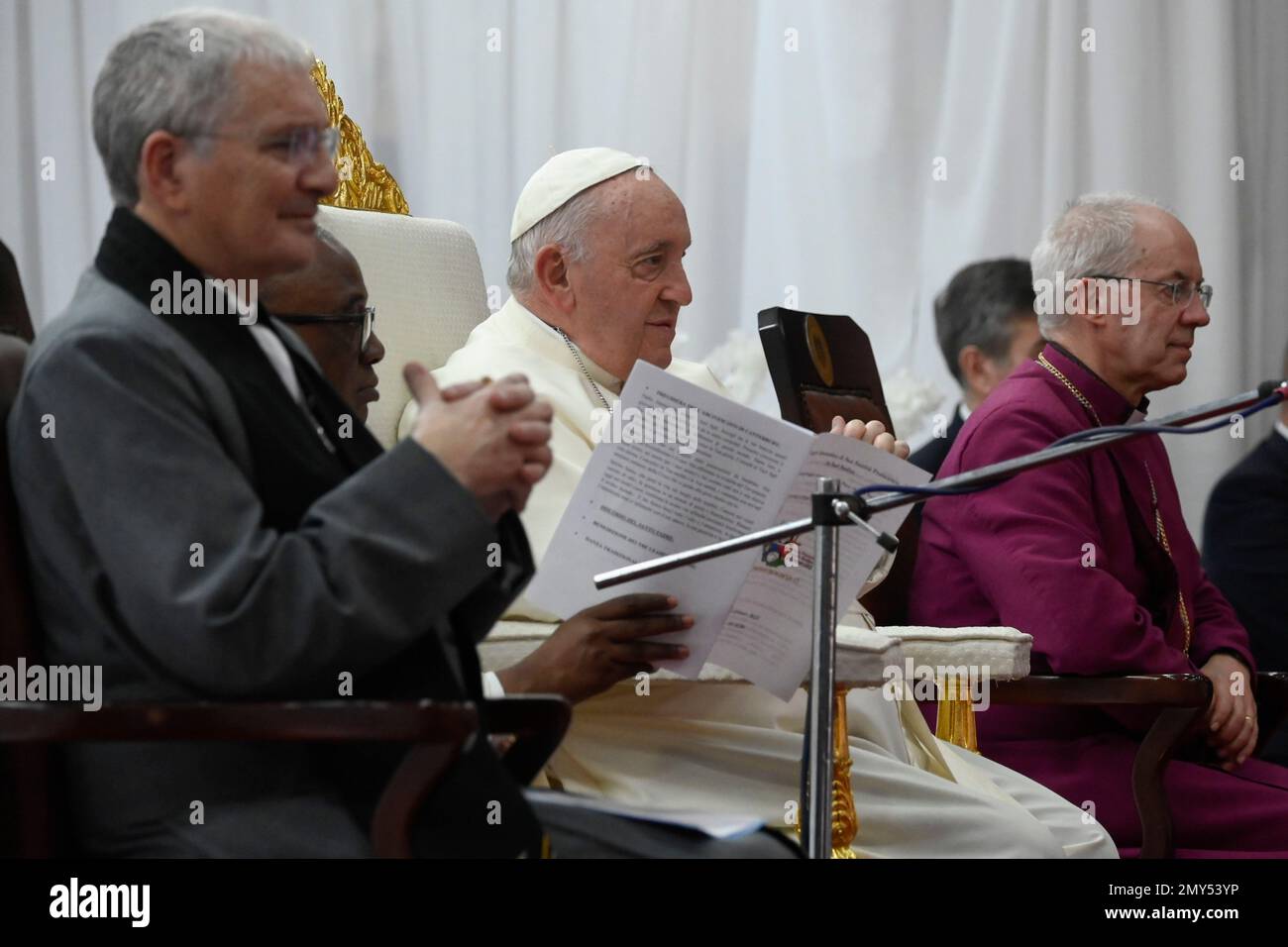 Juba, South Sudan. 04th Feb, 2023. South Sudan, Juba, 2023/2/4.Pope ...
