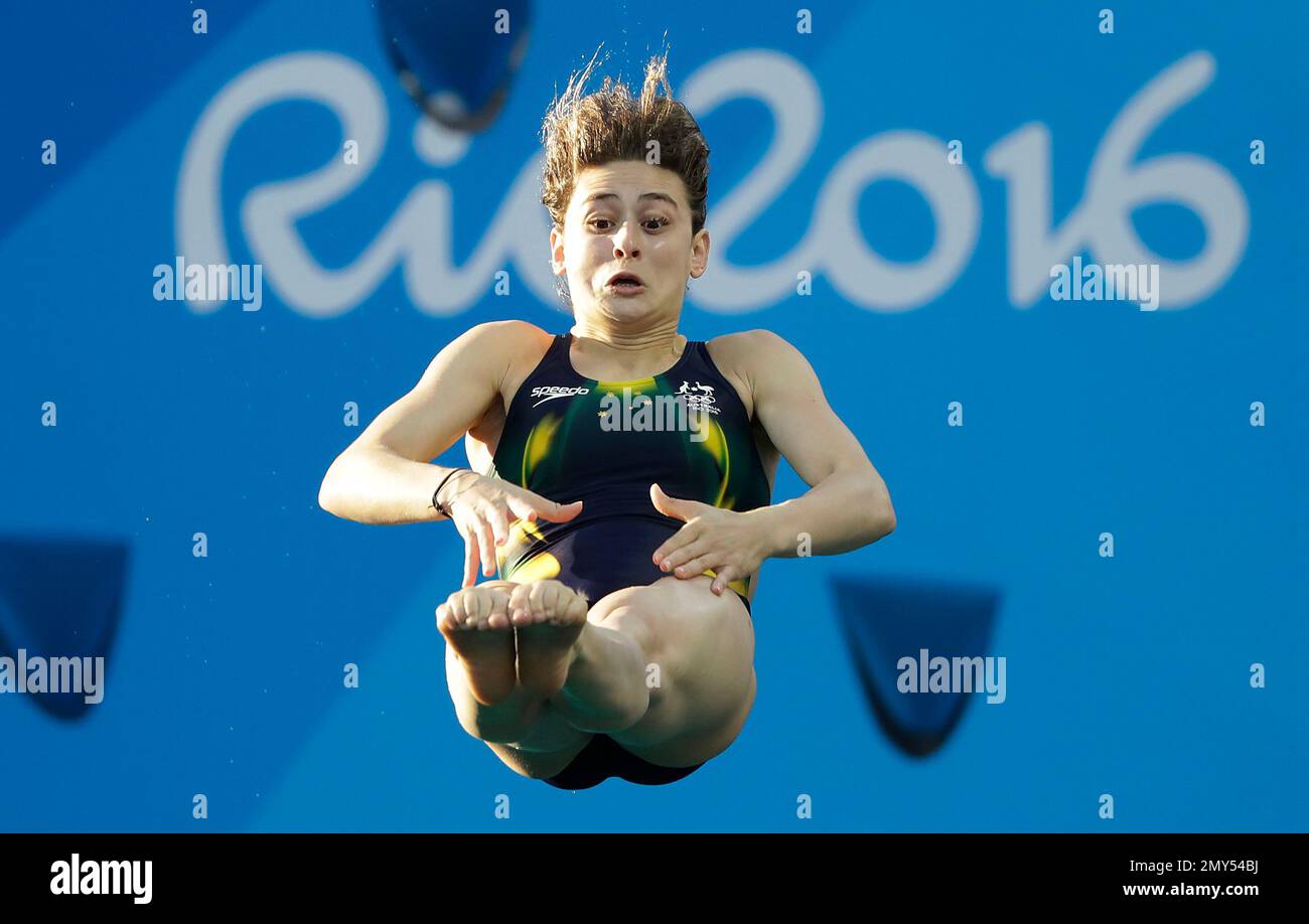 Australia's Maddison Keeney competes during the women's 3-meter ...
