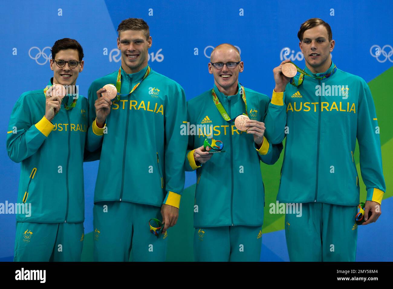 Australia's Mitchell Larkin, Jake Packard, David Morgan, and Kyle ...