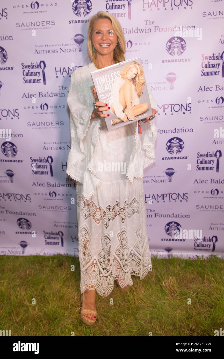 Model Christie Brinkley attends the East Hampton Library's 12th Annual ...