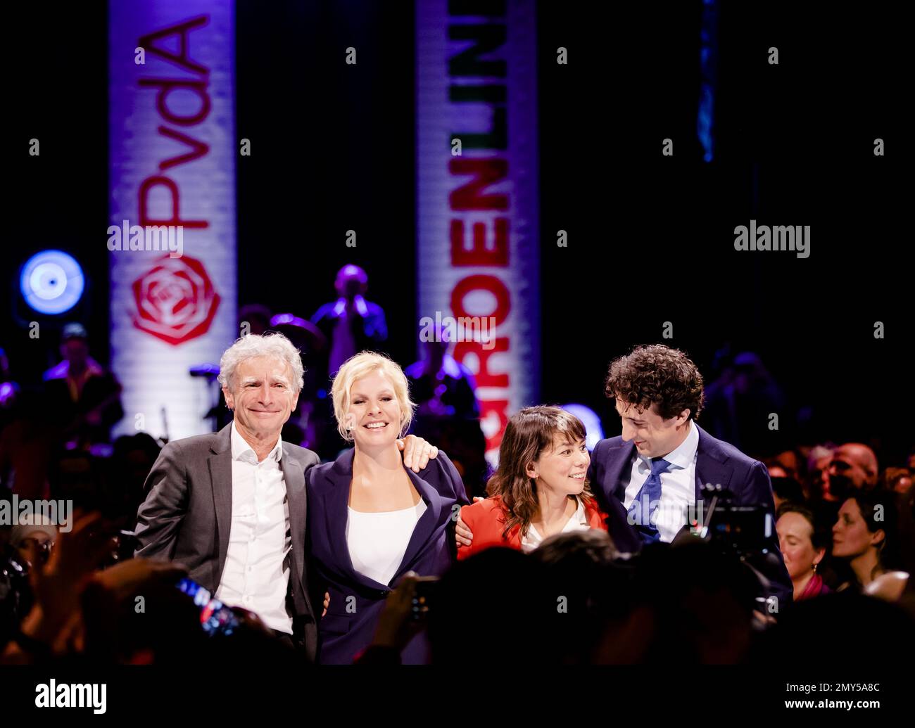 DEN BOSCH - Paul Rosenmoller, Attje Kuiken, Mei Li Vos and Jesse Klaver ...