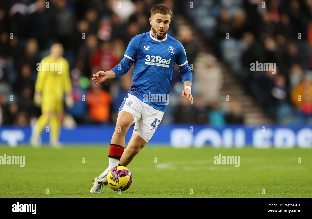 Rangers’ Nicolas Raskin in action during the cinch Premiership match at ...