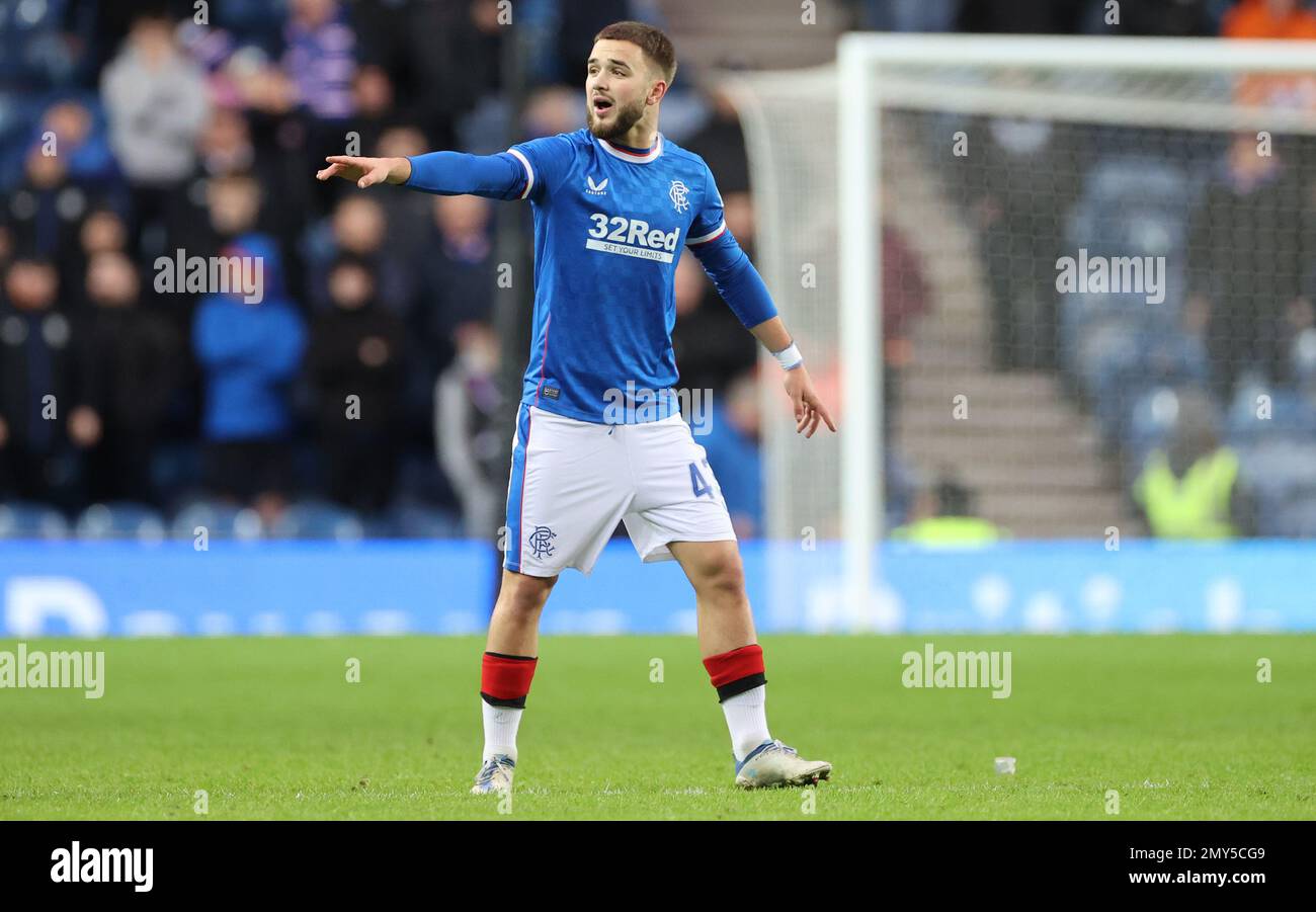 Rangers’ Nicolas Raskin in action during the cinch Premiership match at ...