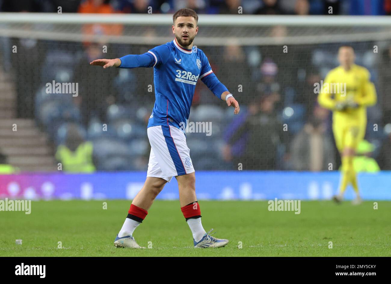 Rangers’ Nicolas Raskin in action during the cinch Premiership match at ...