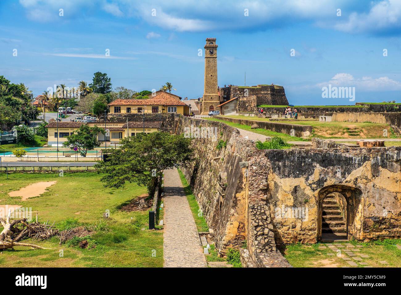The walled town with it's Dutch fort, ramparts and bastions .Galle, Sri ...