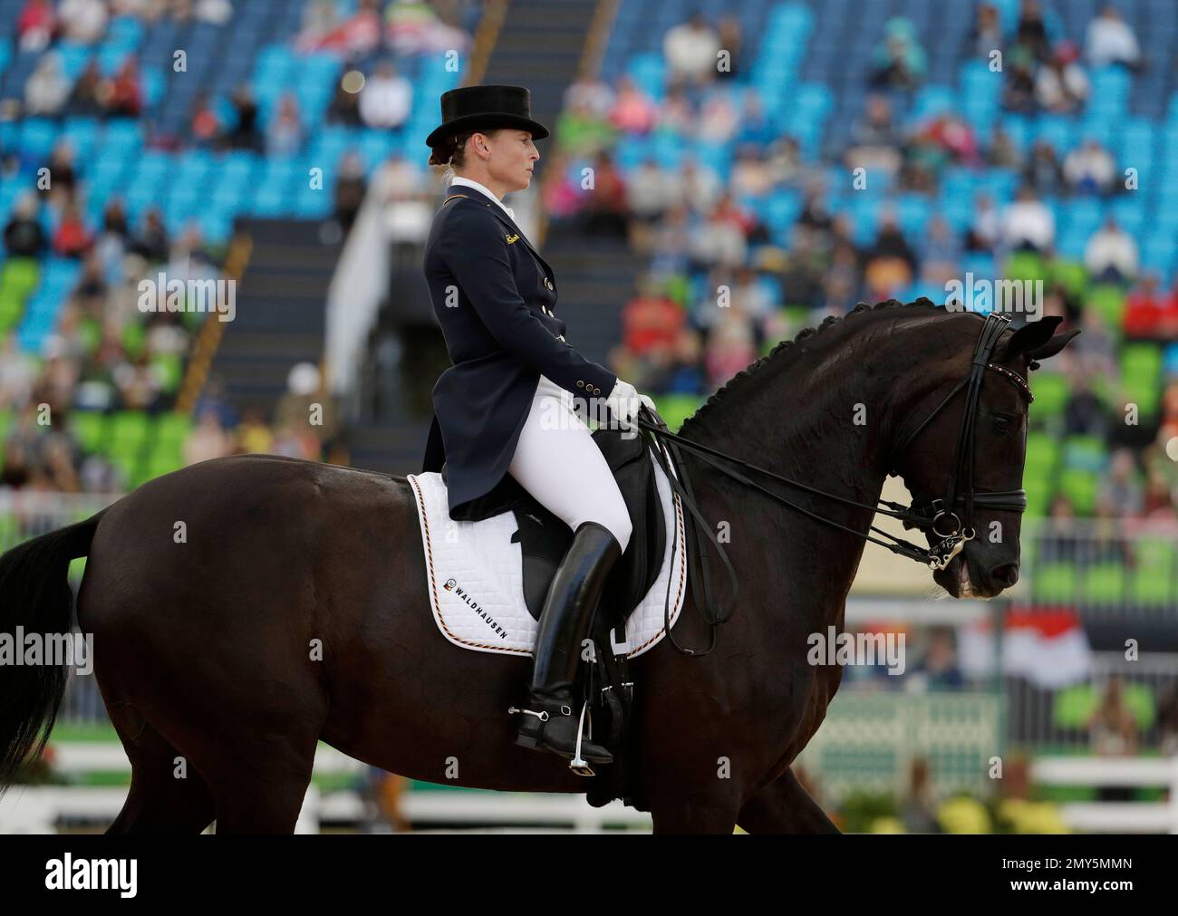 Germany's Isabell Werth, riding Weihegold Old, competes in the ...