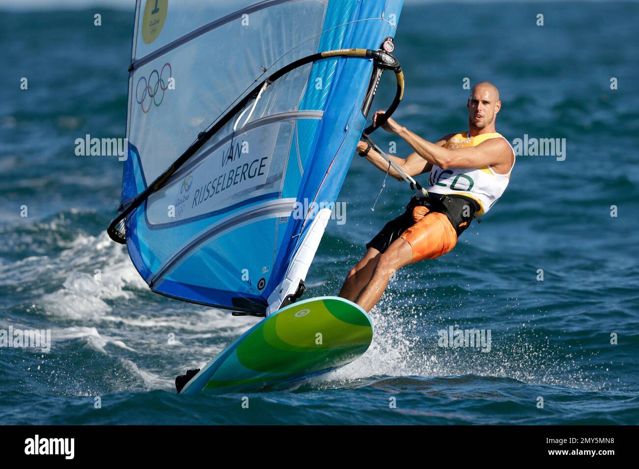Netherlands' Dorian van Rijsselberghe competes during the RS: X Men ...