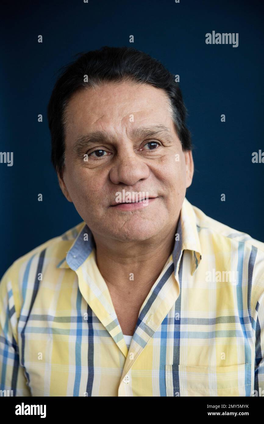 This Aug. 4, 2016 photo shows boxer Roberto Duran posing for a portrait ...