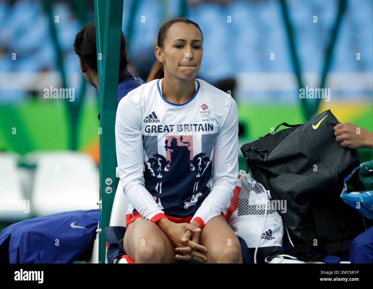 Britain's Jessica Ennis-Hill waits to compete in a heat of the women's ...