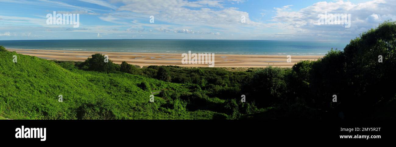 View From The American Cemetery To Omaha Beach In Normandy France On A ...