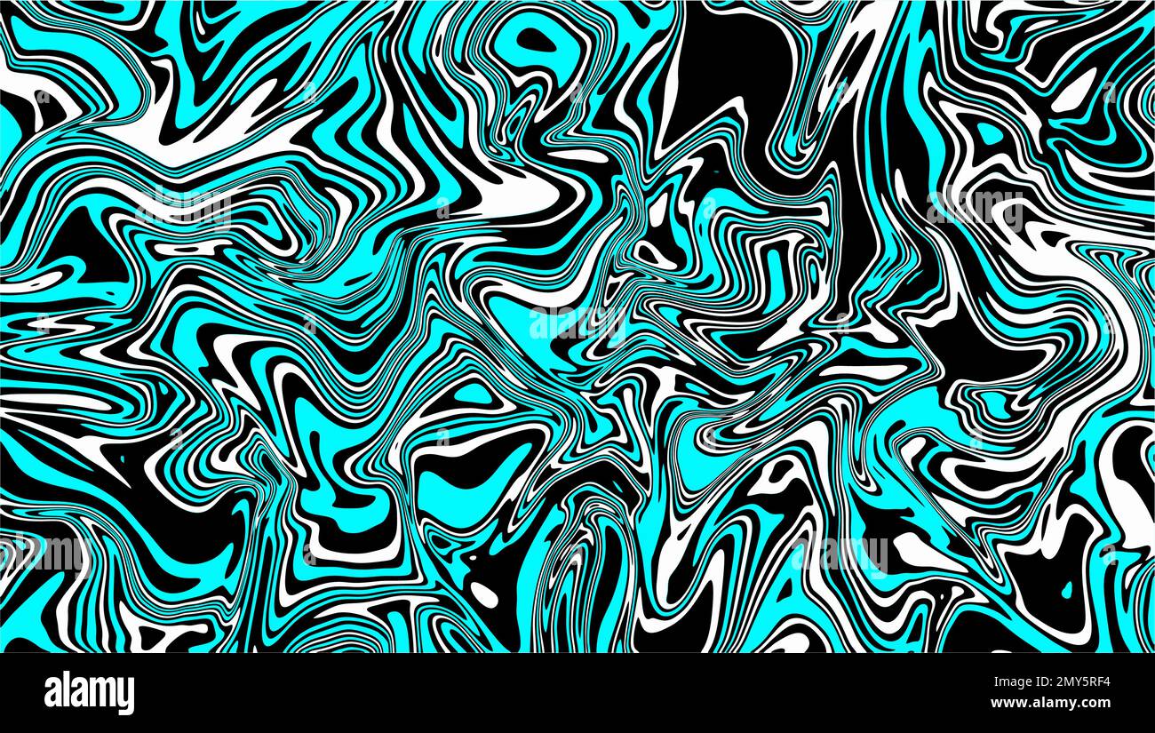 Modern abstract acrylic painting background design. Teal alcohol ink ...