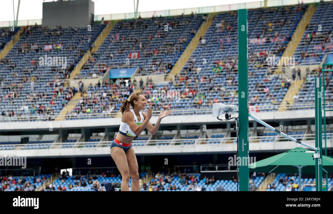 Britain's Jessica Ennis-Hill competes in a heat of the women's ...