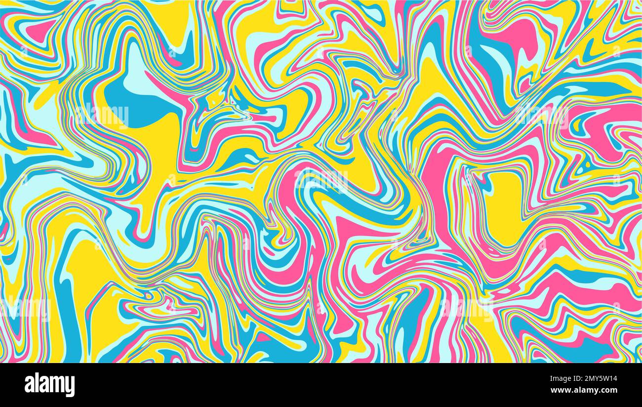 Oil flow paint art blend Stock Vector Images - Alamy