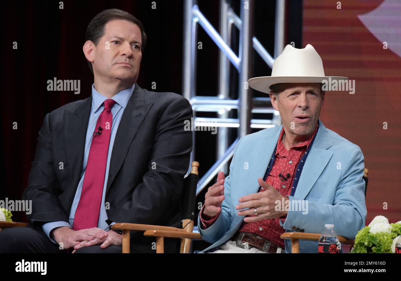 Producer Mark Halperin, left, and Mark McKinnon participate in "The ...