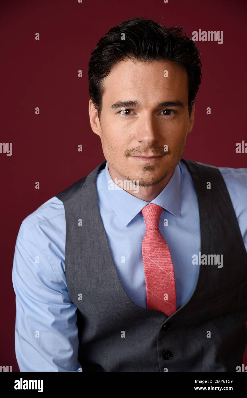 Daniel Bonjour, a cast member in The CW series "Frequency," poses for a ...