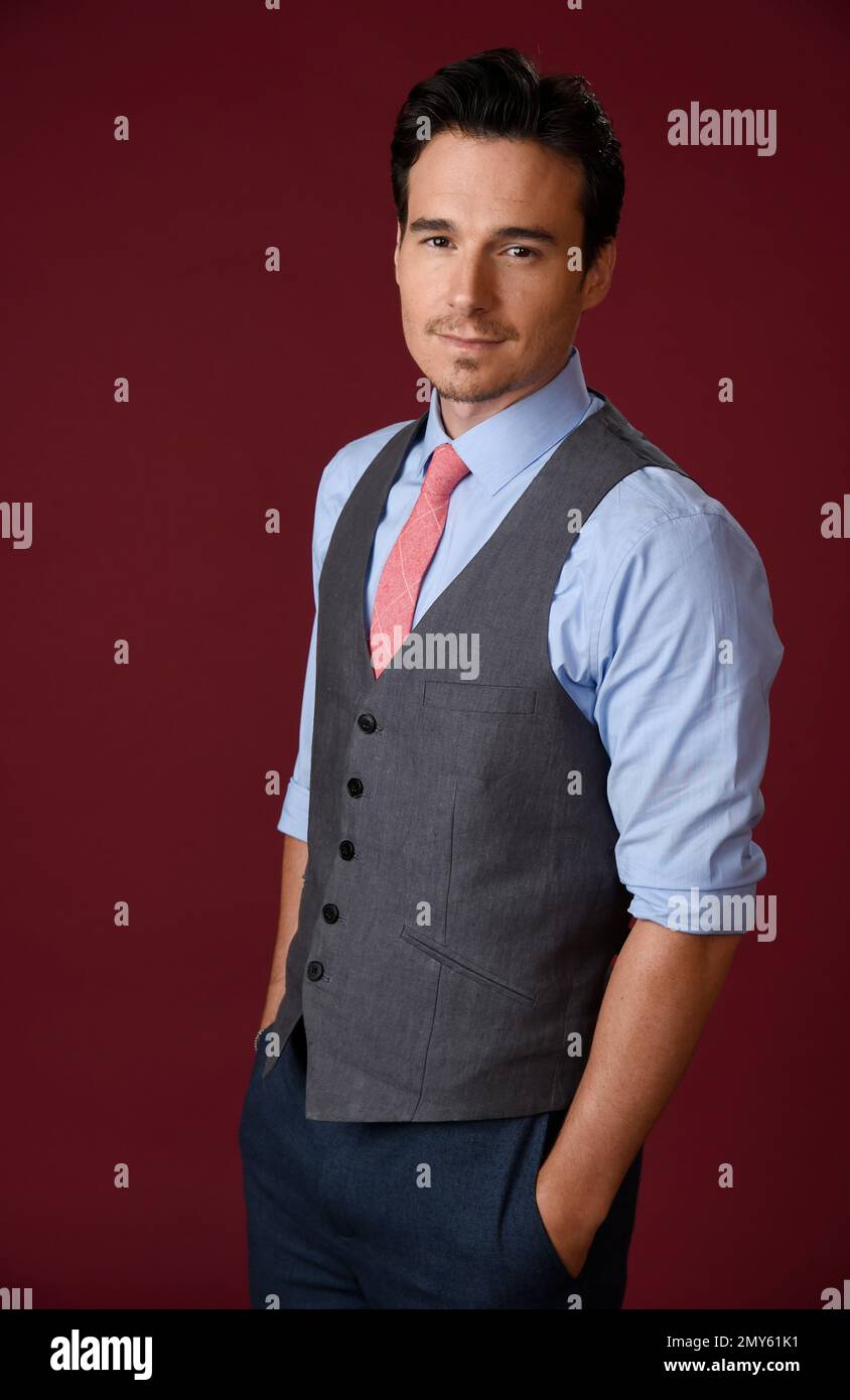 Daniel Bonjour, a cast member in The CW series "Frequency," poses for a ...