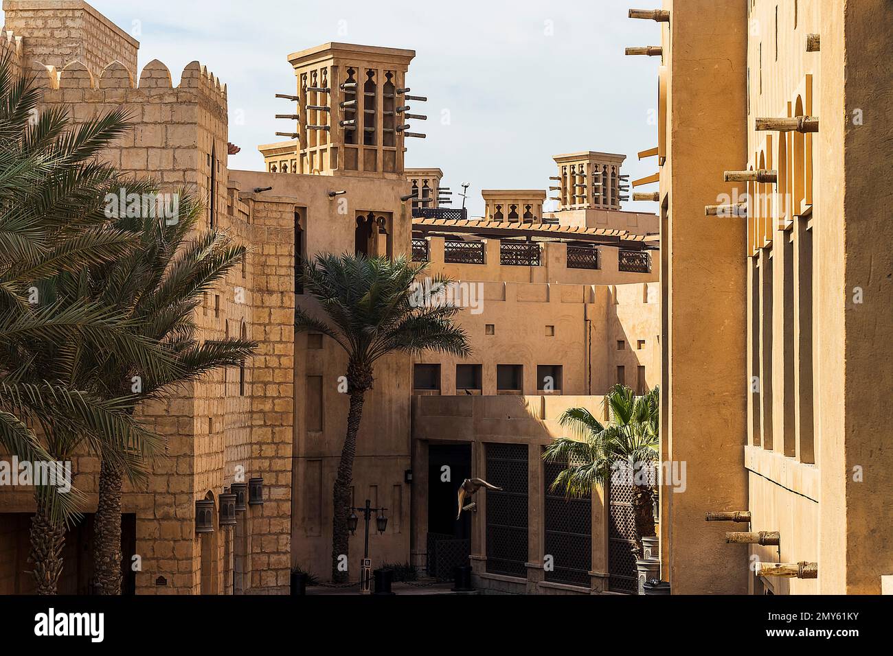 Traditional arabic wind tower in hi-res stock photography and images ...