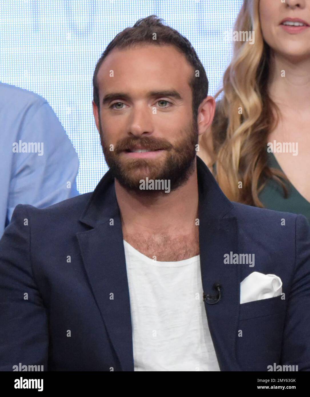 Joshua Sasse participates in the "No Tomorrow" panel during The CW ...