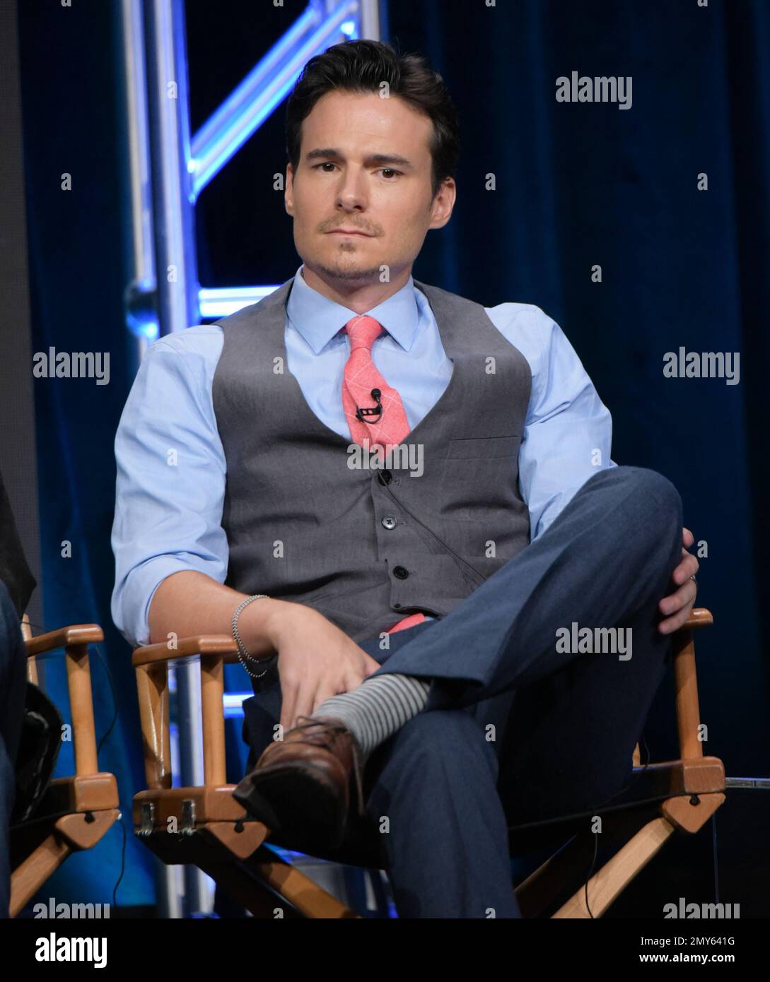 Daniel Bonjour participates in the "Frequency" panel during The CW ...