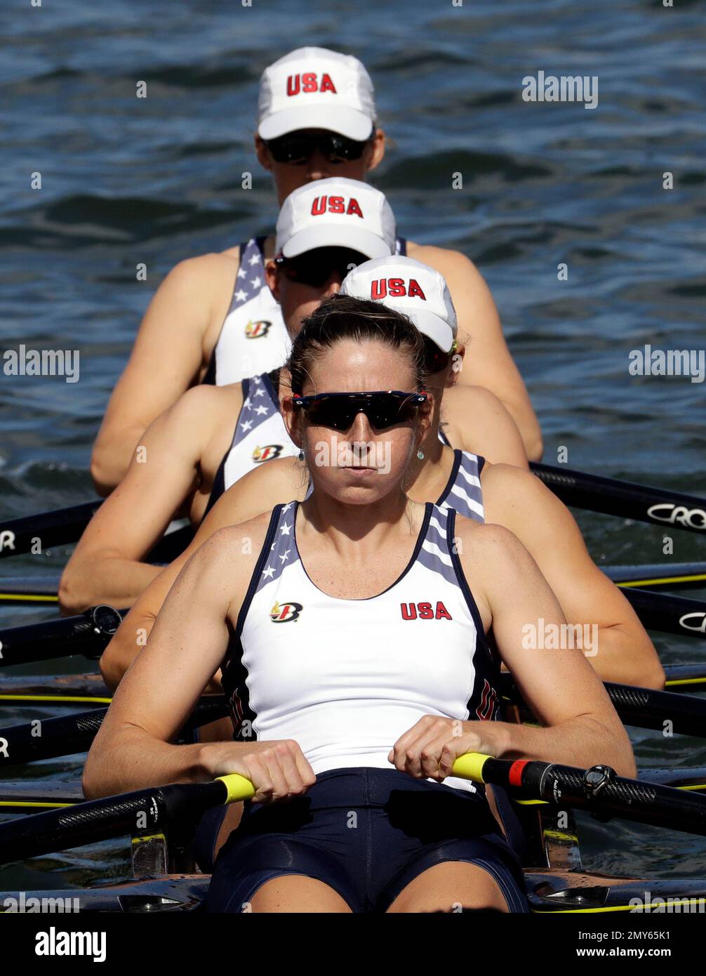 Grace Latz, Tracy Eisser, Megan Kalmoe and Adrienne Martelli, of United ...