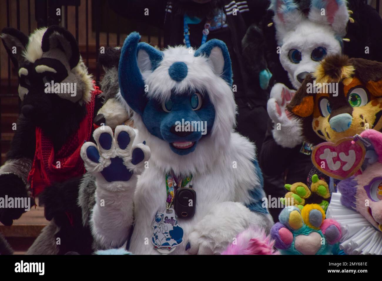London, England, UK. 4th Feb, 2023. Furries, people who like to wear ...