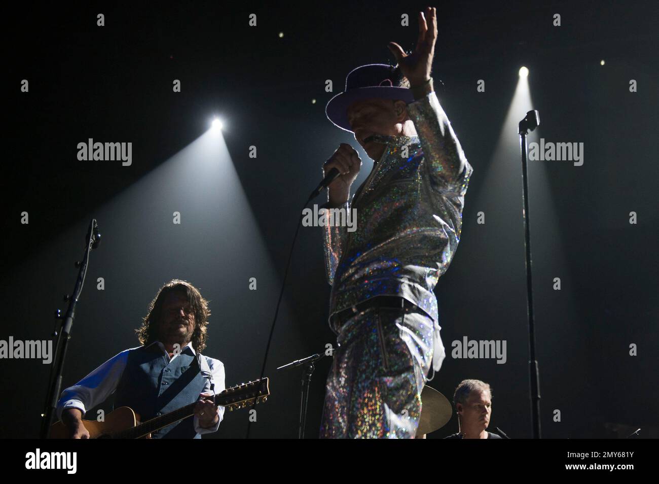 Paul Langlois, left, Gord Downie and Johnny Fay of The Tragically Hip ...