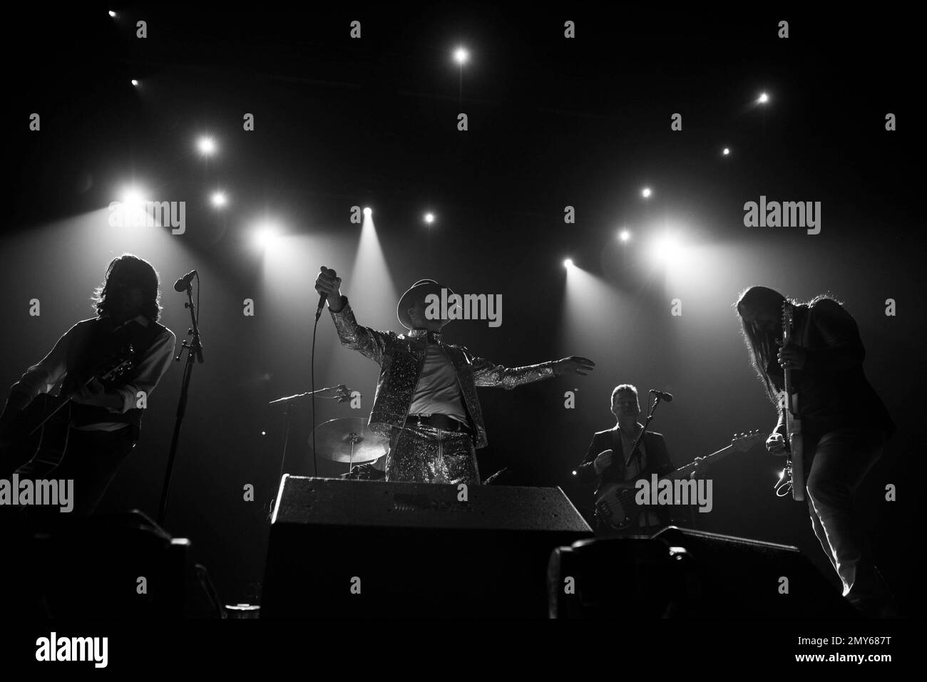 From left, Paul Langlois, Johnny Fay, Gord Downie, Gord Sinclair and ...
