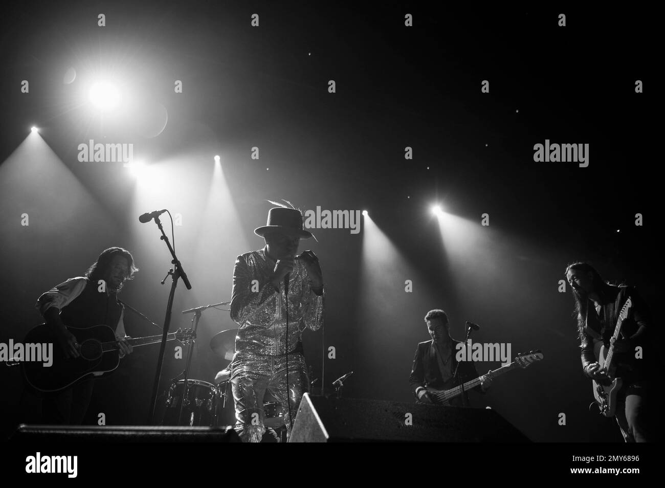 From left, Paul Langlois, Johnny Fay, Gord Downie, Gord Sinclair and ...