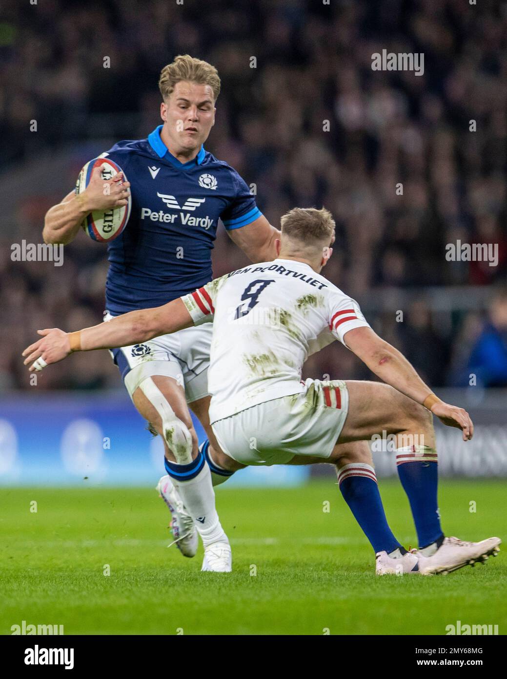 International rugby tackle england 2023 hi-res stock photography and ...