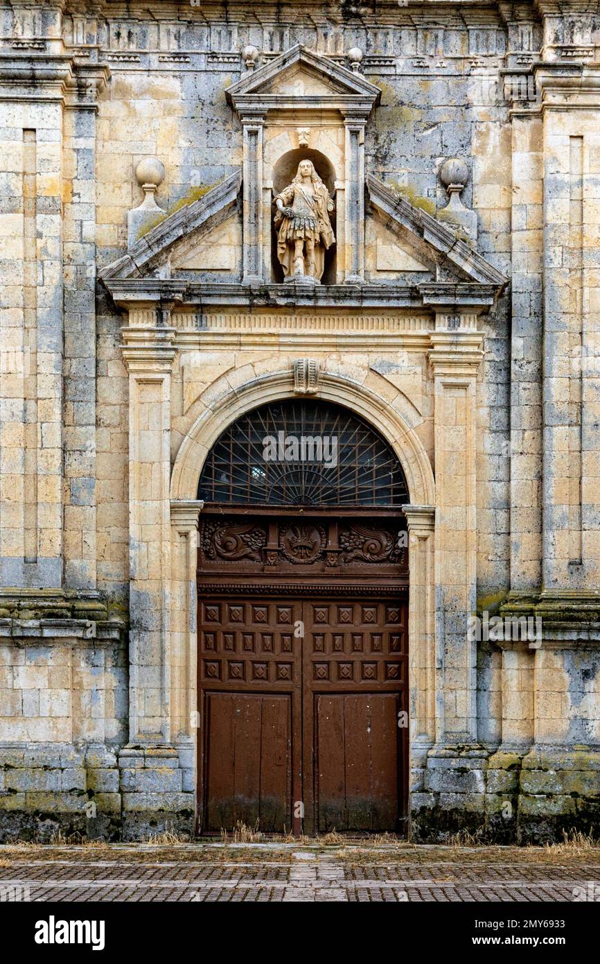 Door of Real Monasterio de San Zoilo, Carrion de los Condes, Castilla y ...